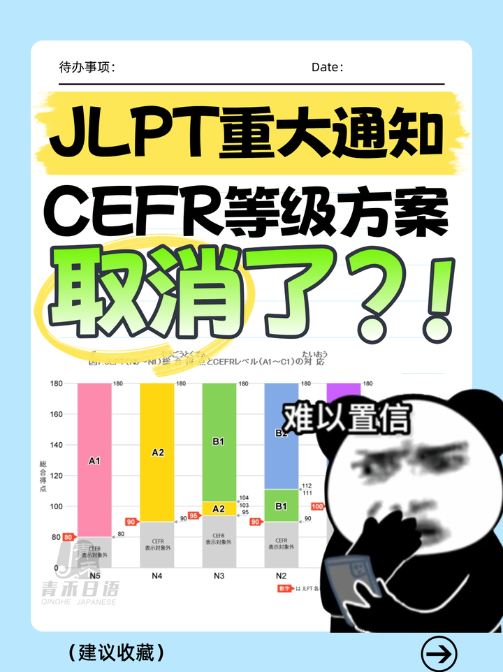 JLPT重大通知！标注CEFR等级方案取消了？！ - 知乎