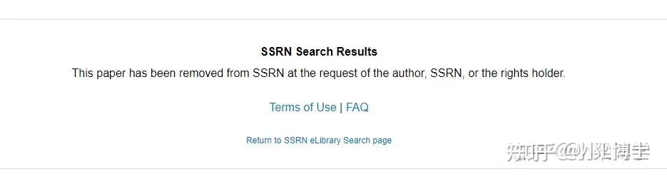 如果期刊的SSRN提前出版了论文的预印本，怎么撤掉SSRN的文章” - 知乎