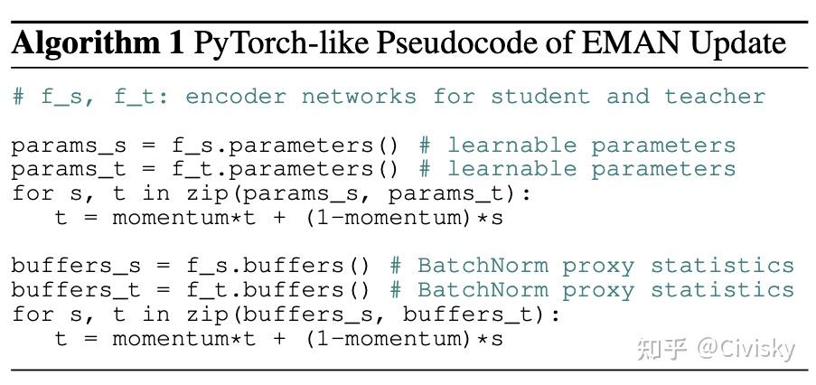 EMAN：自监督和半监督学习的指数移动平均归一化 - 知乎
