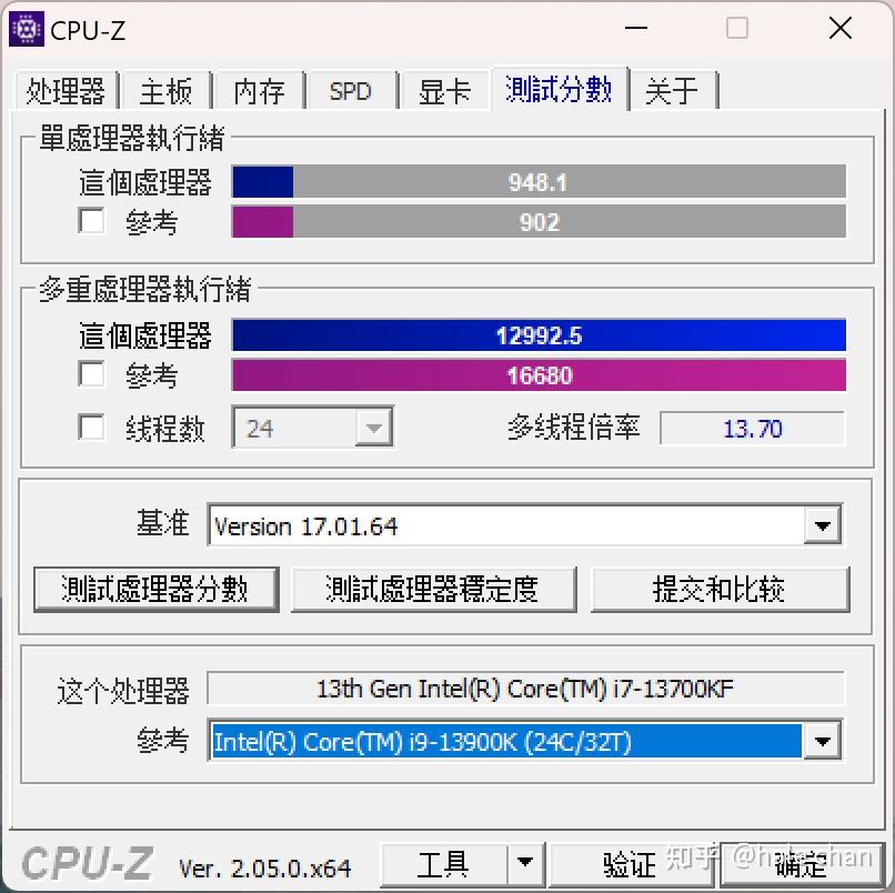 13700K可以稳定超到多少，比睿频后的13700强多少？ - 知乎