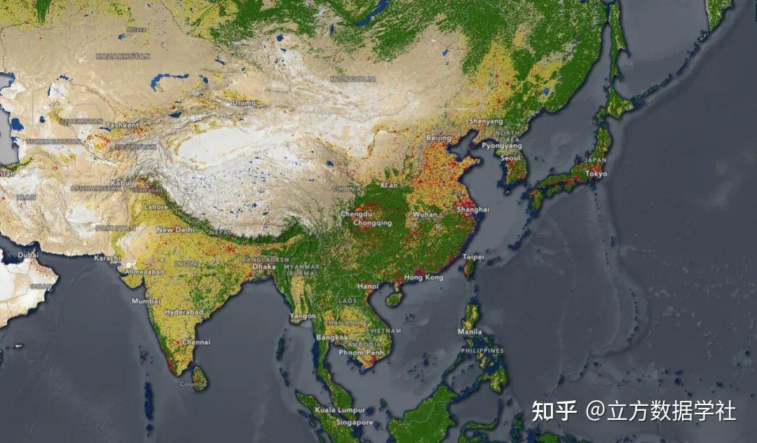 【数据分享】2017-2022年全球范围10米精度土地覆盖数据 - 知乎