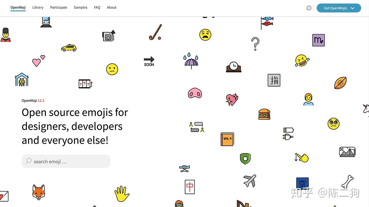 推荐一个免费开源的表情符号大全OpenMoji - 知乎