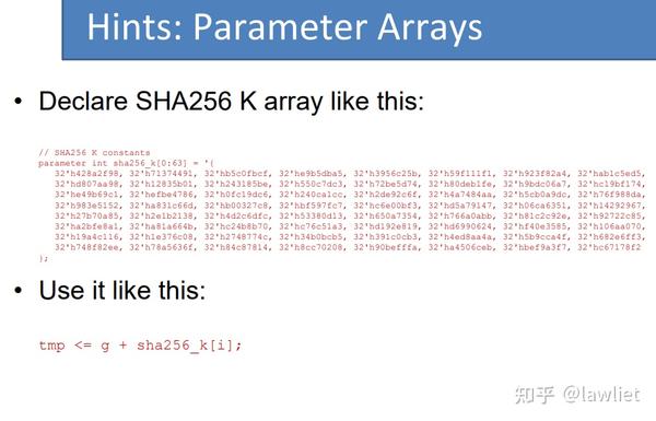 快速入门数字芯片设计，UCSD ECE111（六）SHA256哈希算法的状态机实现 - 知乎