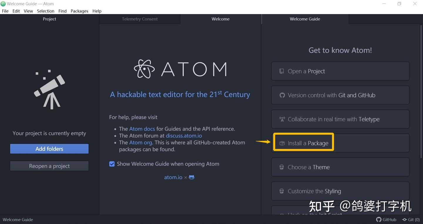 从小白到起飞，一站解决Atom编辑器各种骚操作！提高工作效率100%！ - 知乎