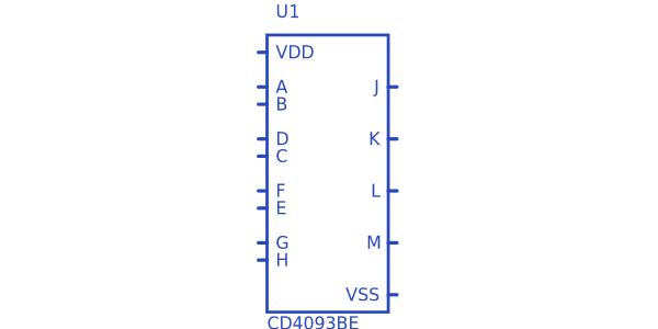 【Datasheet】CD4093BE参数PDF及引脚图 - 知乎