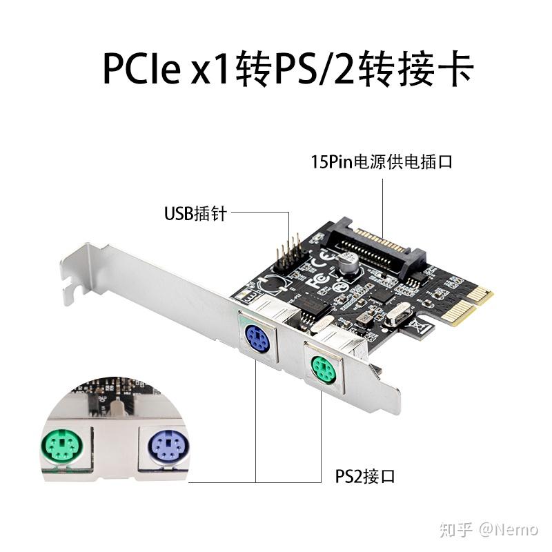 新品推介:乐扩PCI Express转2口PS2转接卡 - 知乎
