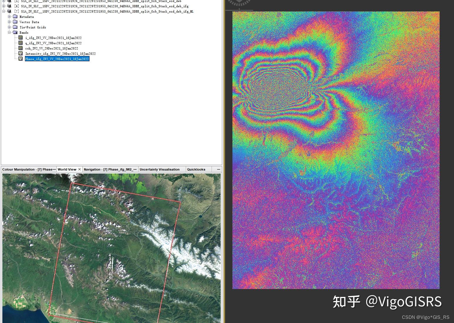 在SNAP中用sentinel-1数据做DInSAR测量---以门源地震为例 - 知乎