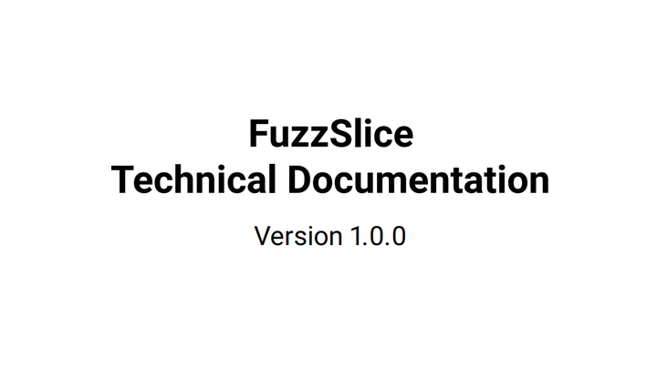 FuzzSlice Technical Documentaion(怎么使用FuzzSlice) - 知乎