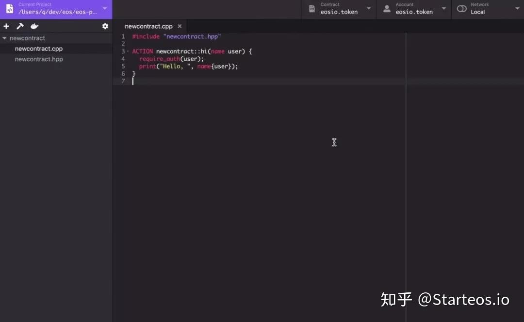 EOS Studio教程（二）：在本地节点上进行EOSIO开发 - 知乎