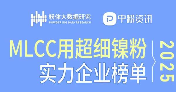 2025 MLCC用超细镍粉实力企业榜单 - 知乎