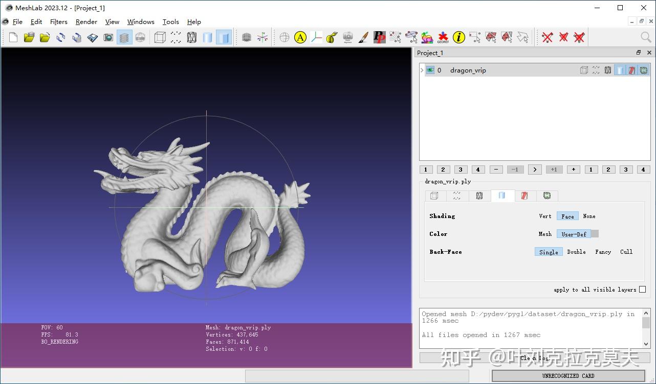 开源科学工程技术软件介绍42 – Mesh网格处理软件MeshLab - 知乎