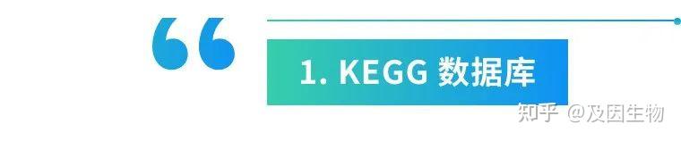 KEGG数据库最全介绍，一起来看看吧 - 知乎