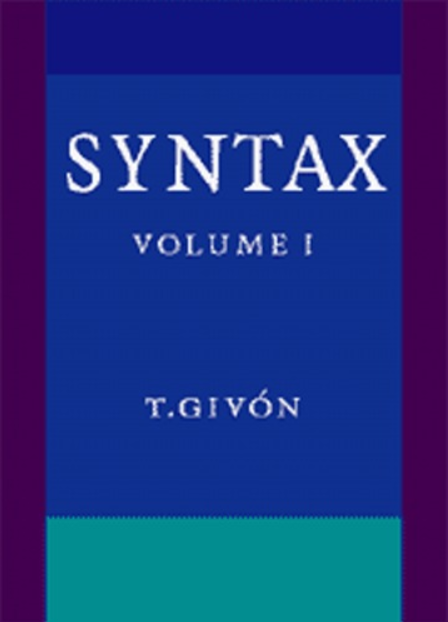 关于《Syntax: An Introduction》（Talmy Givón）的简单书评 - 知乎