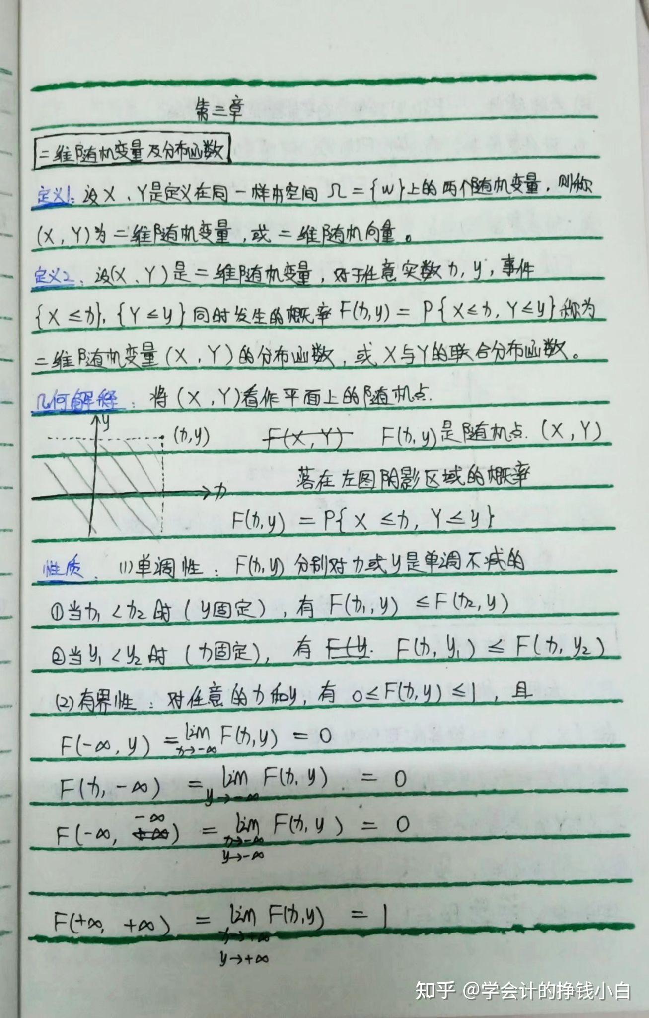 概率论与数理统计 第三章笔记 知乎