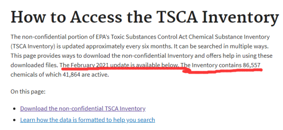 美国有毒物质控制法TSCA法规简介 - 知乎