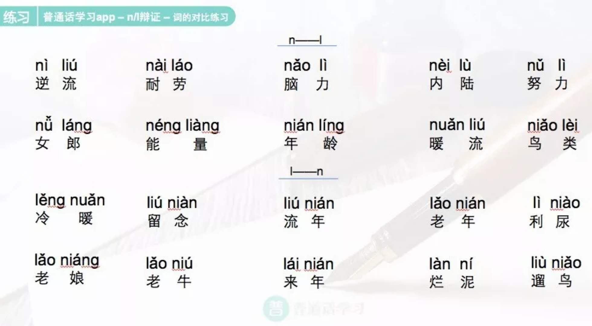 普通话n/l不分该怎么办？在练习之前你需要知道这些 - 知乎