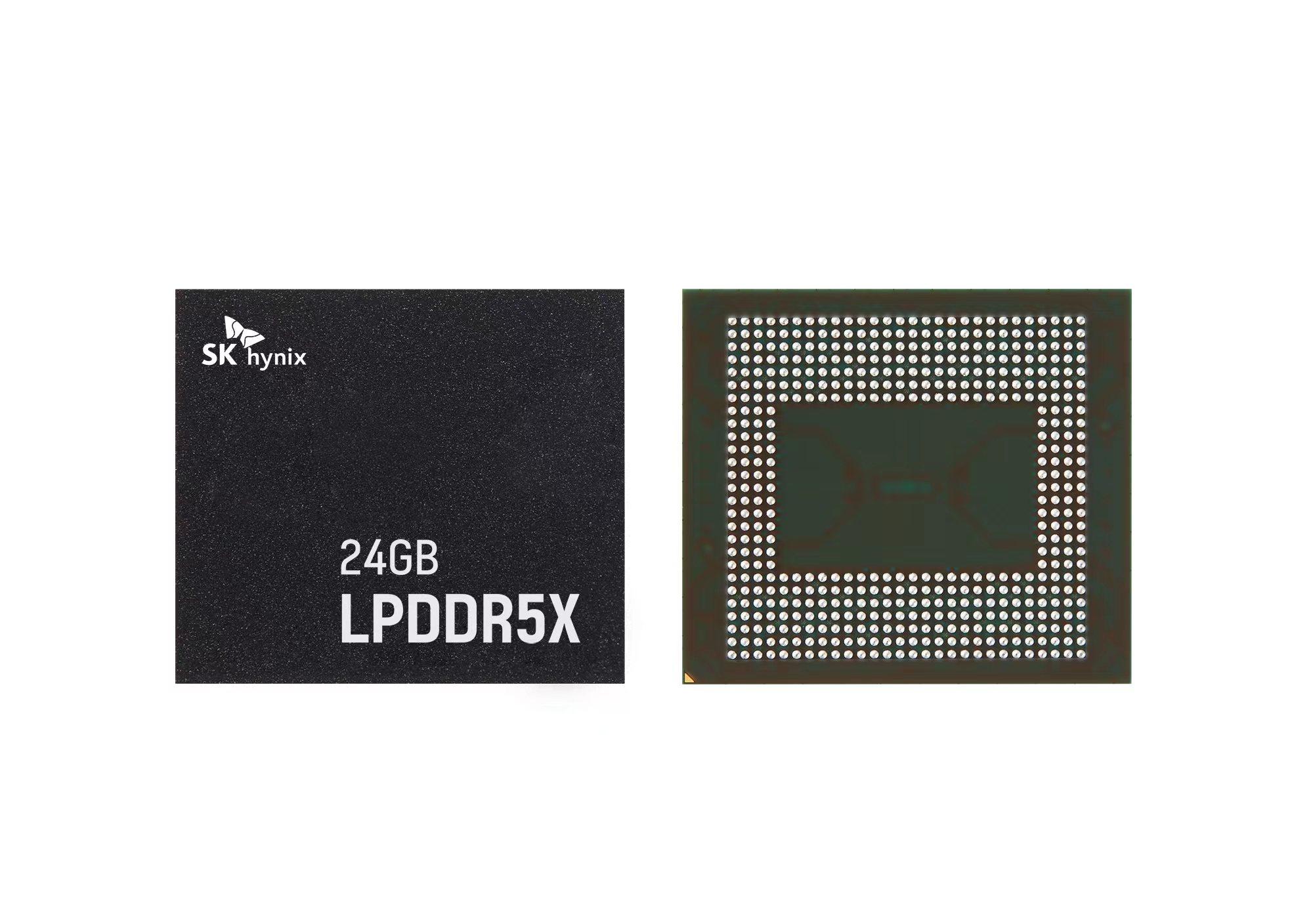 SK海力士量产全球最大容量的24GB LPDDR5X DRAM - 知乎