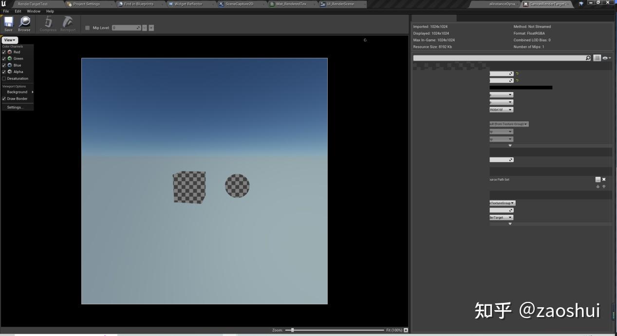 UE4 SceneCapture2D基础用法 - 知乎
