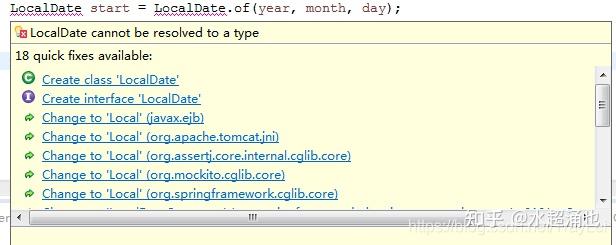 LocalDate cannot be resolved - 知乎