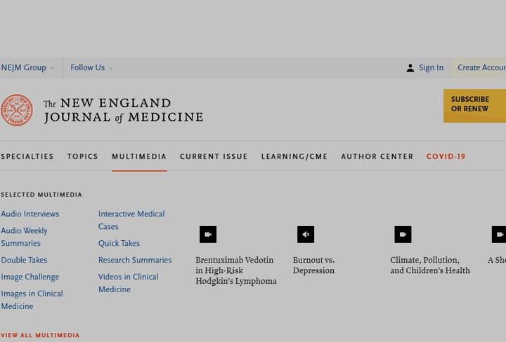 《NEW ENGLAND JOURNAL OF MEDICINE》杂志影响因子多少？几区？ - 知乎