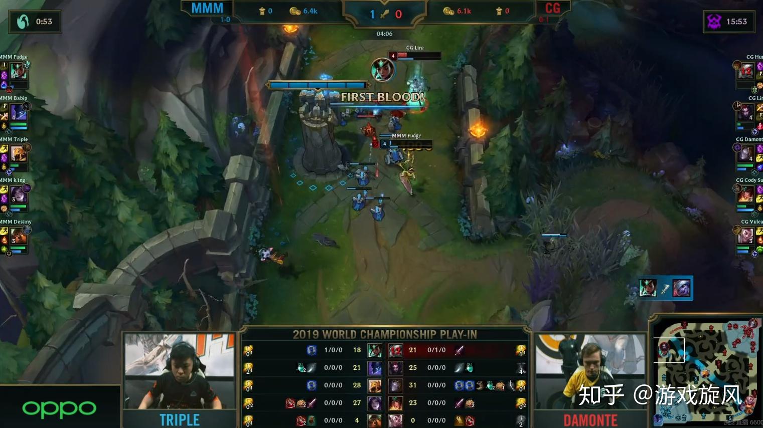 LOL：MMM戏剧性1血抢大龙，huni上单小炮输出拉满CG收获首胜！ - 知乎