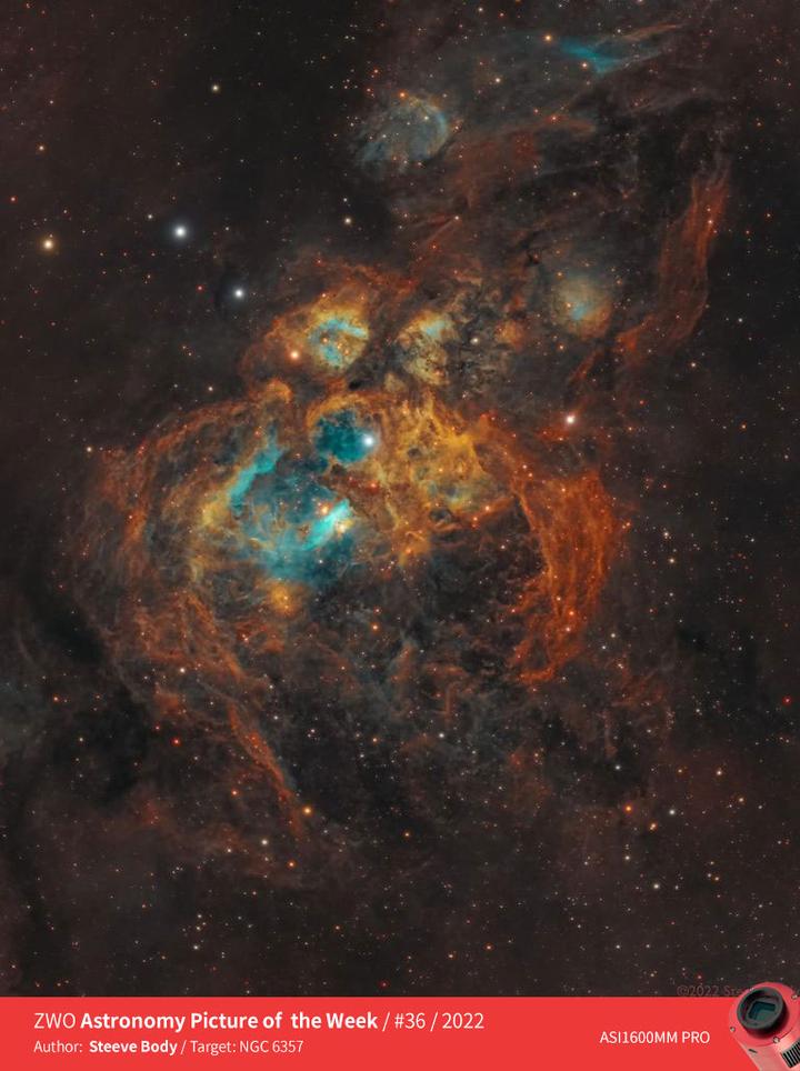 ZWO 2022年 ASIWEEK 天文摄影作品展第36期 — NGC 6357 - 知乎
