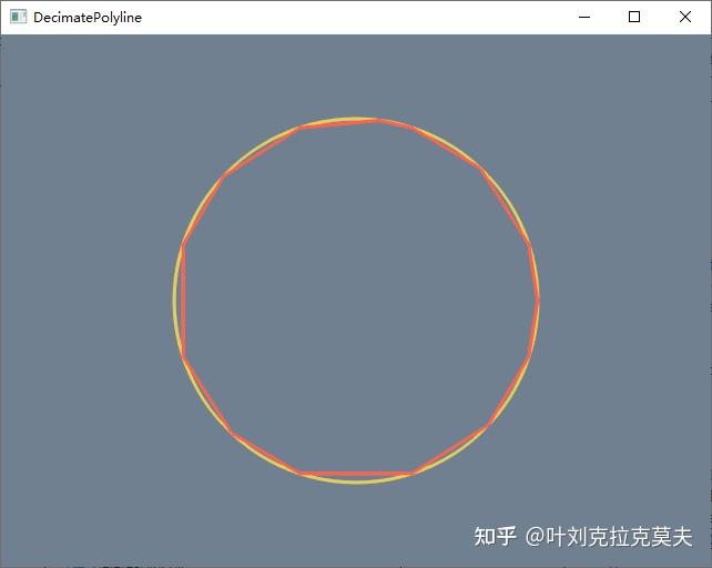 VTK官方示例Python版195 - DecimatePolyline.py - 知乎