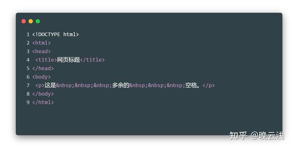 如何在浏览器中显示多余的空格？ - 知乎