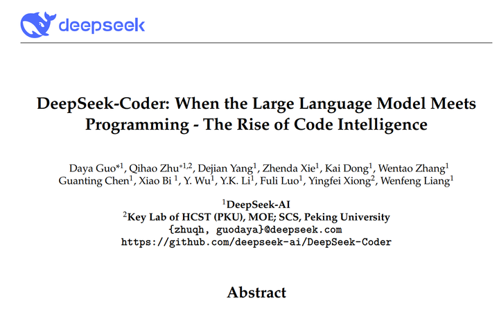 【LLM-代码】DeepSeek-Coder：当大语言模型遇到编程——代码智能崛起 - 知乎