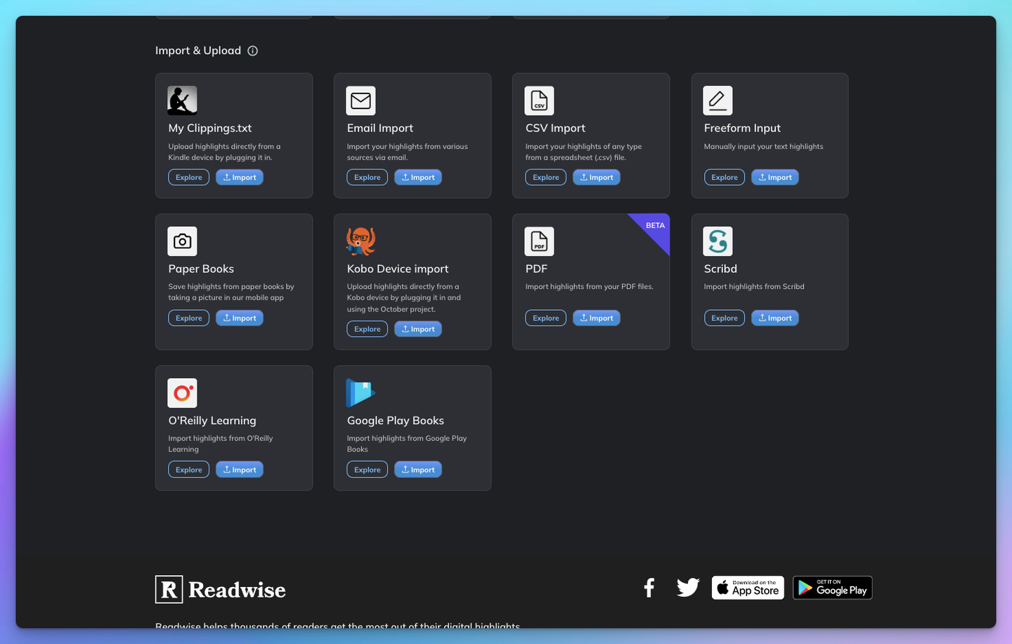 信息管理和知识管理的桥接器：ReadWise — 你的阅读高亮标注中心 - 知乎