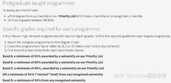 24fall英国研究生速进 | 英国17所 TOP100大学最新语言、List、GPA申请要求汇总！ - 知乎