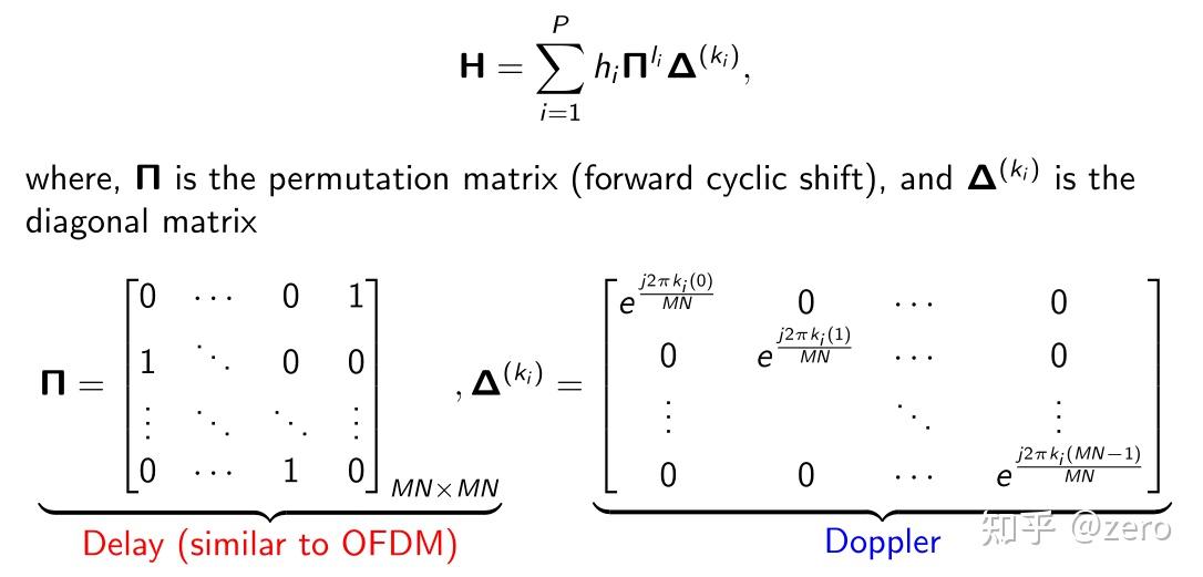 OTFS的矩阵公式推导 - 知乎