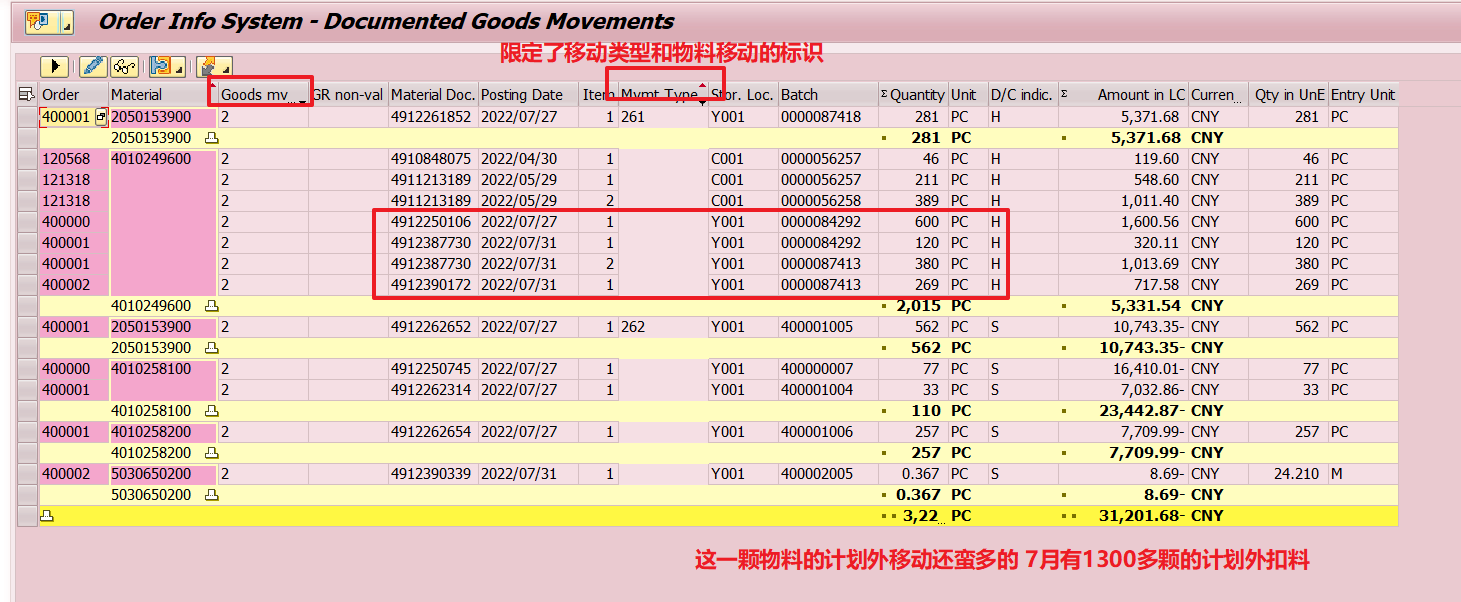 我的SAP运维日常_0062_PP_工单计划外投料查看COOIS - 知乎