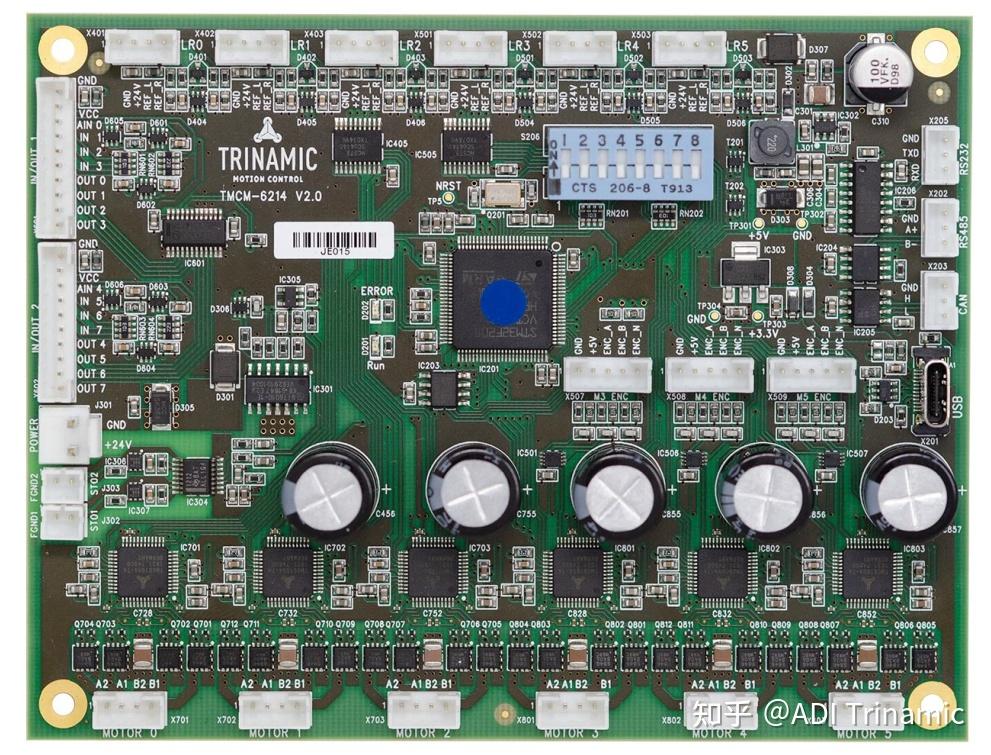TRINAMIC六轴步进控制模块TMCM-6214 - 知乎