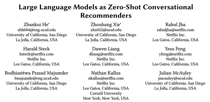 【论文解读之LLM用于推荐系统系列】——Large Language Models as Zero-Shot Conversational ...