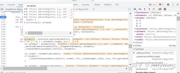 Sap Ui5 Simpleform 控件实例的初始化调试 知乎