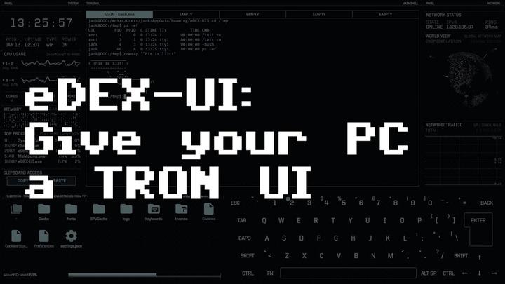 酷炫的终端模拟器eDEX-UI - 知乎