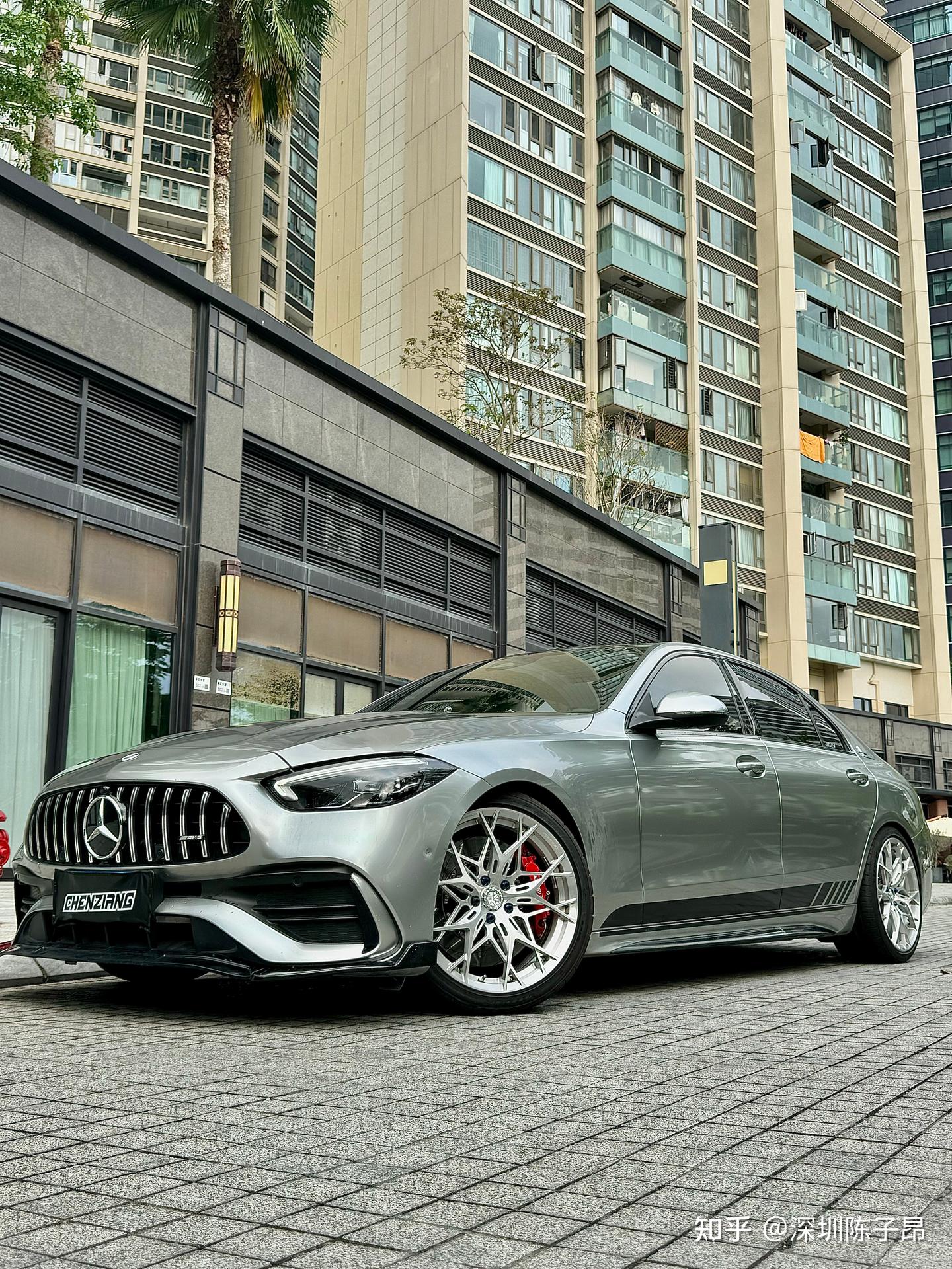 奔驰C260L上GT银加19寸脸圈轮毂绞牙避震！这个颜值帅顶了！ - 知乎