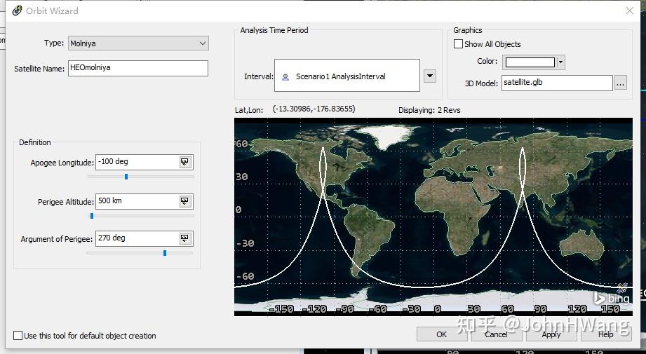 STK学习之STK基本练习1：生成卫星轨道 - 知乎