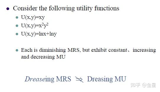 MRSxy递减，MUx和MUy必定（） A.递增 B.递减 C.MUx递减，MUy递增？ - 知乎
