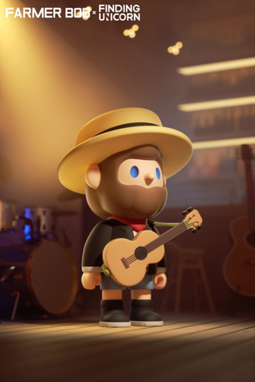 寻找独角兽FARMER BOB六代新品，以复古音乐人系列潮玩致敬时代经典 - 知乎