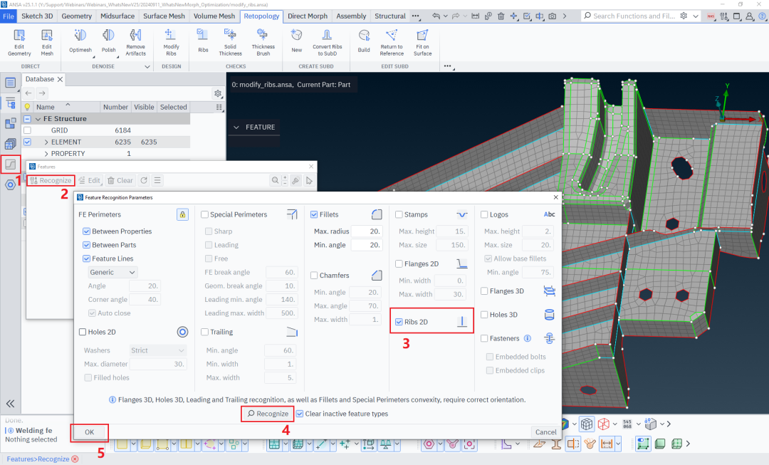 Modify Ribs + Welding FE: 快速更改2D肋板位置并与临近结构共节点 - 知乎
