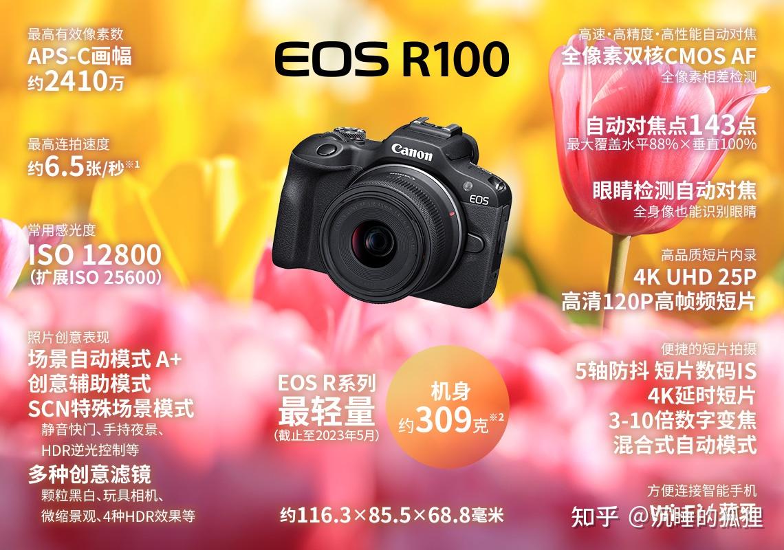 5000以内绝佳的选择，佳能EOS r100 - 知乎
