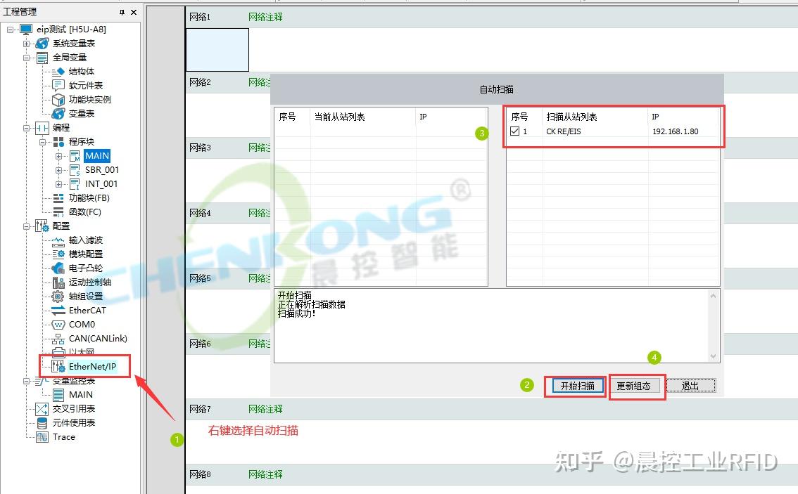 CK-GW208-EIP与汇川5UPLC走EtherNET_IP通讯指南 - 知乎