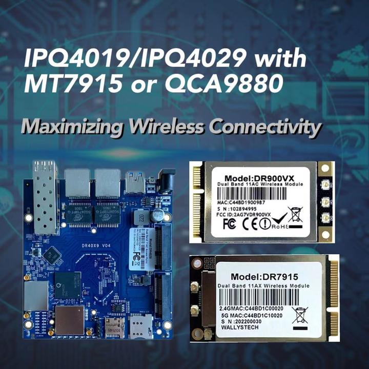 Introducing：IPQ4019/IPQ4029 with MT7915 or QCA9880 Maximizing Wireless ...