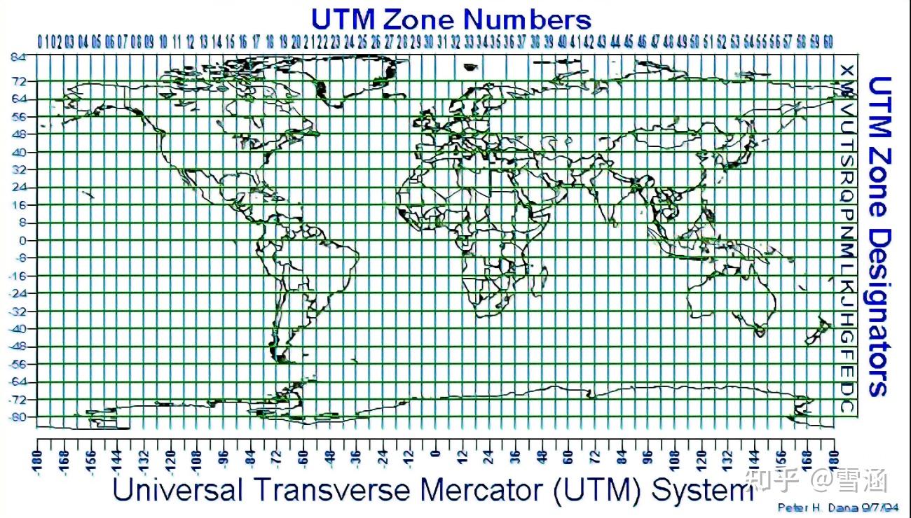 WGS 84 / UTM zone 50N (EGM 96 Geoid)”中斜杠后面的参数是什么意思？ - 知乎