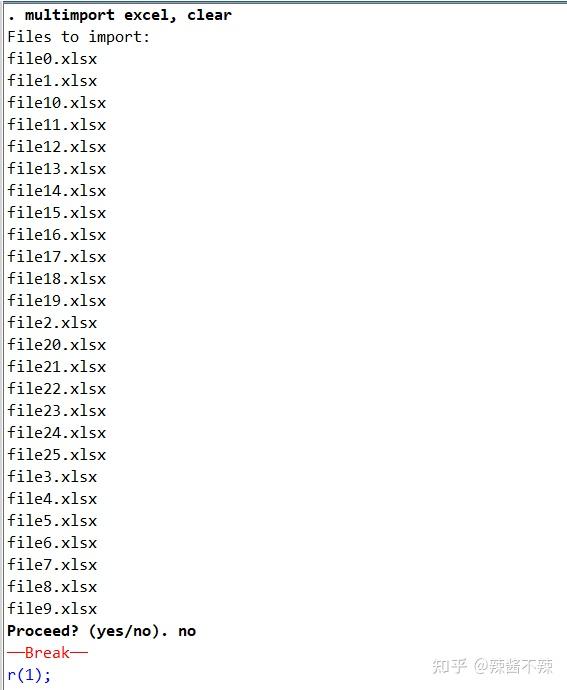 Stata: 批量导入excel文件并合并 - 知乎