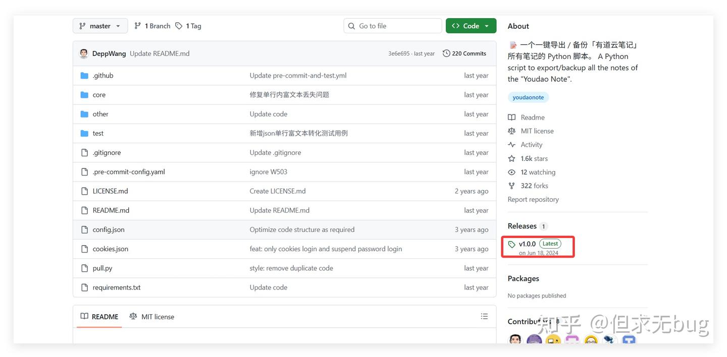 有道云笔记导出为Markdown格式的工具：youdaonote-pull - 知乎