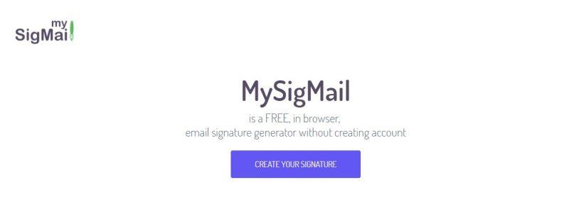 MySigMail 免费的邮件签名生成器 - 知乎