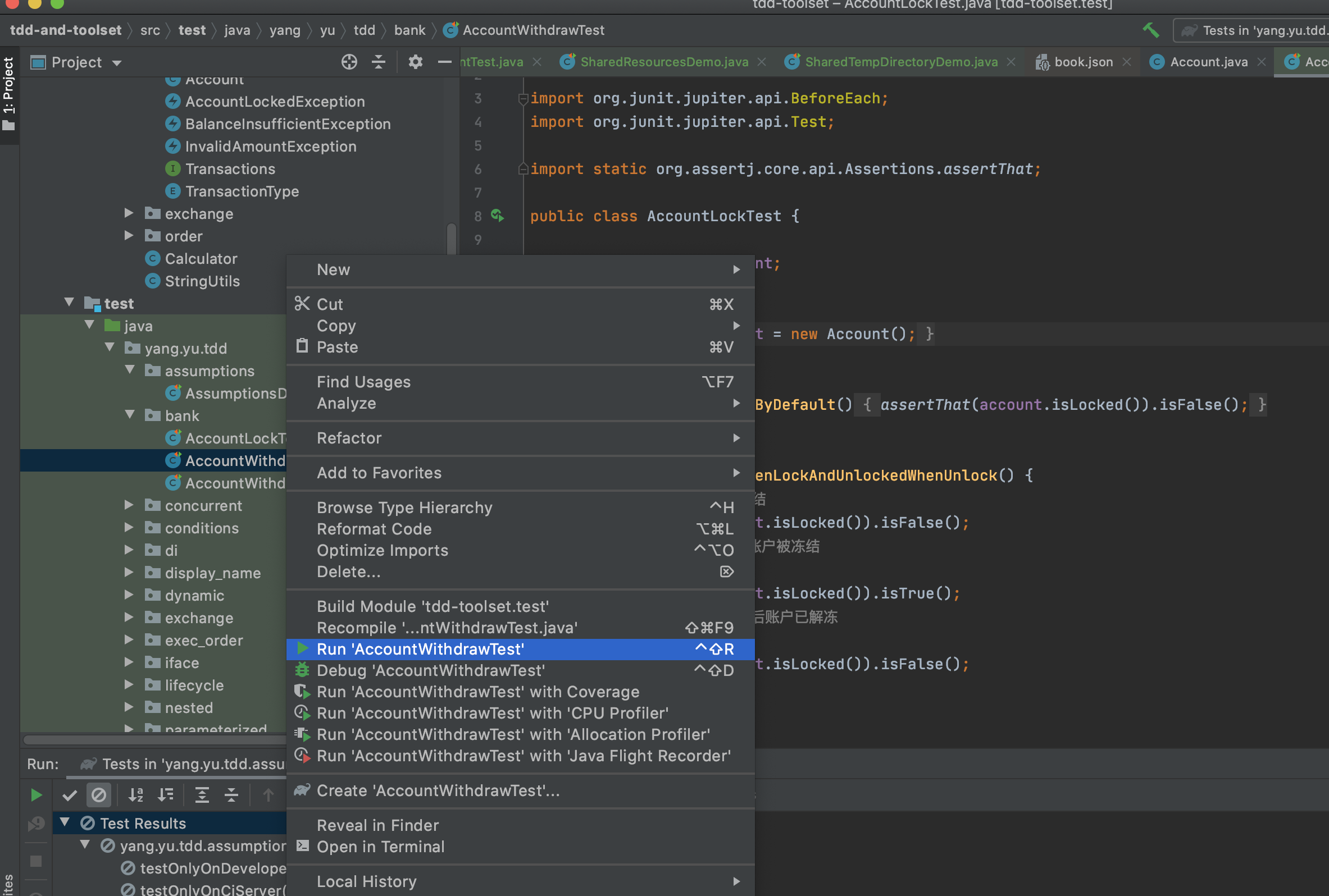 TDD工具集：JUnit、AssertJ和Mockito (二十五)运行测试-在IDE中运行测试 - 知乎